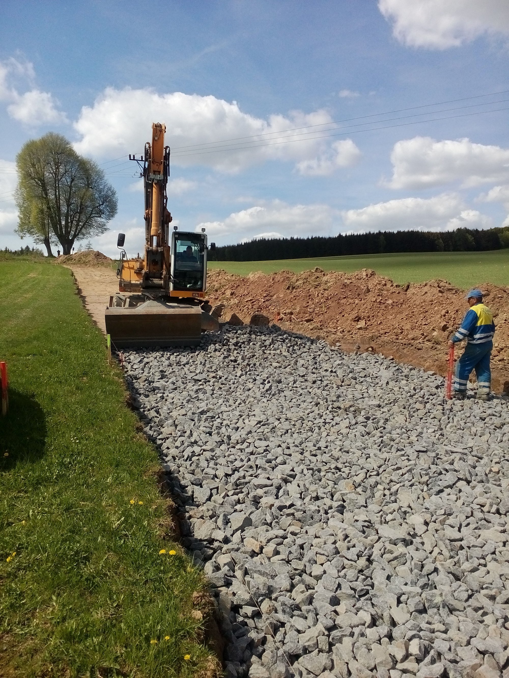 Stavba polní cesty VPC2 v k. ú. Dolní Sytová